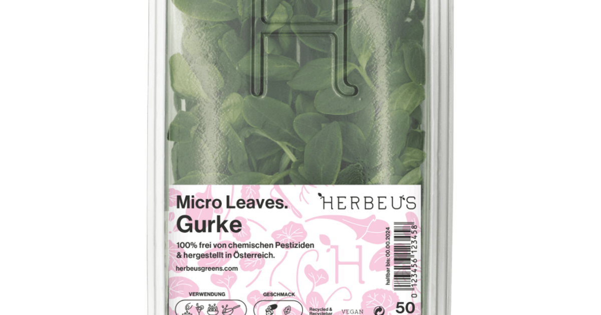 Herbeus Micro Leaves Cucumber - Alles für den Gast