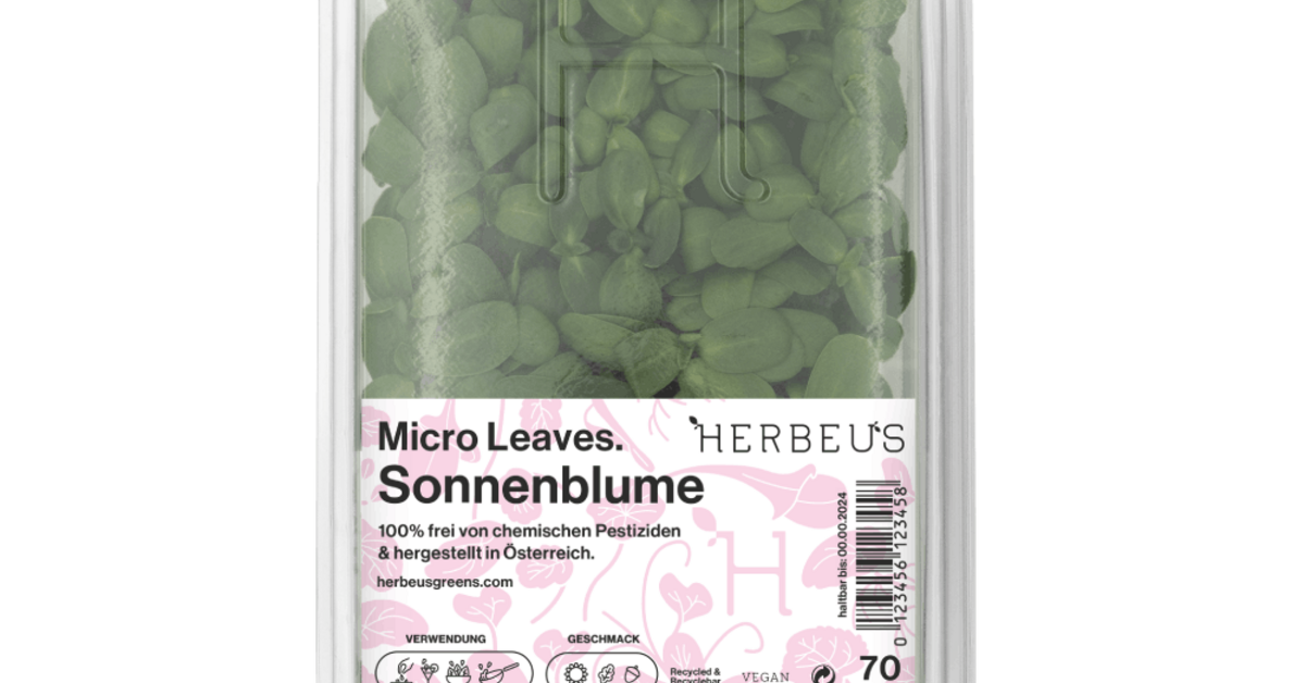 Herbeus Micro Leaves Sunflower - Alles für den Gast